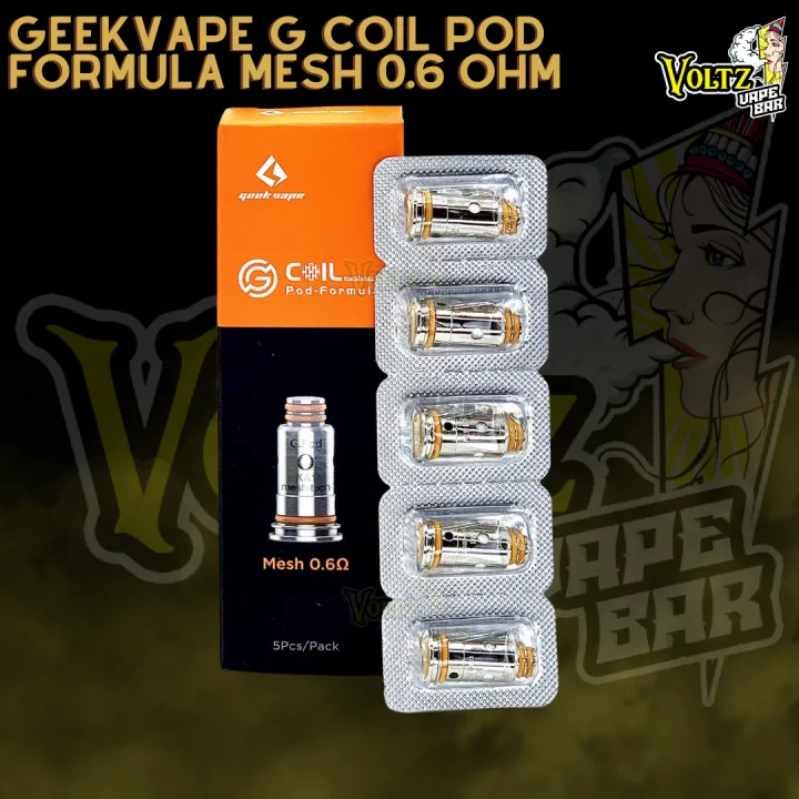 GeekVape G Coil Pod Formula mesh 0.6 ohm OCC (Voltz Vape Bar) | Lazada PH