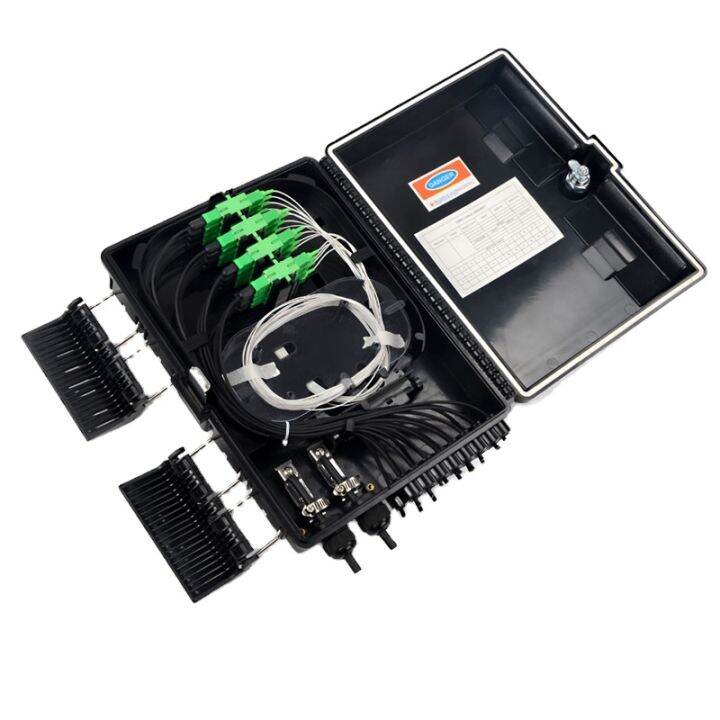 Allan 16-core optical fiber distribution box black foreign trade fiber ...
