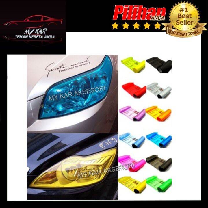 Car Headlamp Headlight Tail Fog light Auto Smoke Tint Vinyl Film Sheet ...