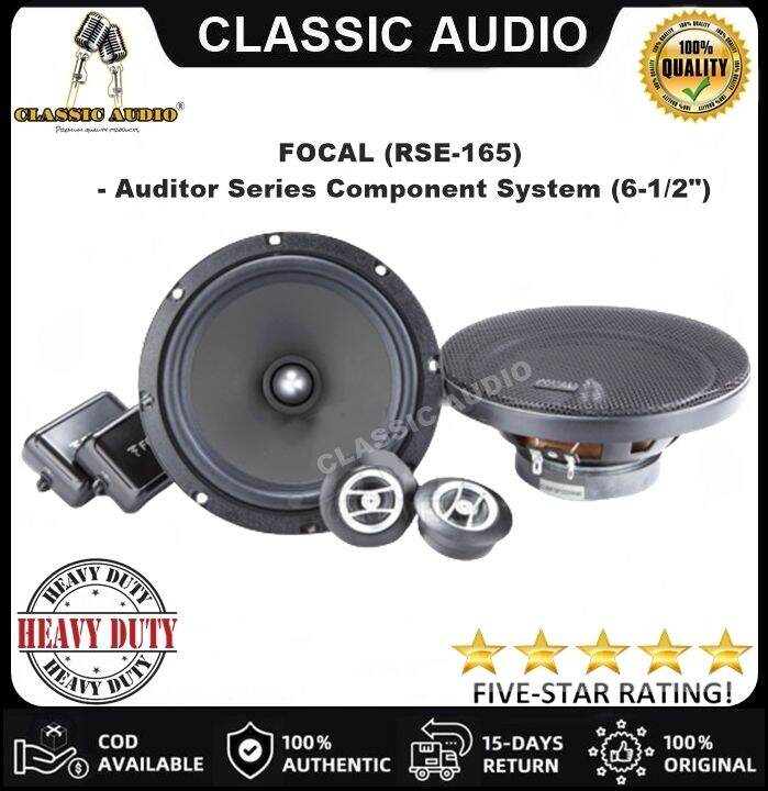 FOCAL (RSE-165) - Auditor Series Component System (6-1/2") - Heavy Duty and Reliable (Original ...