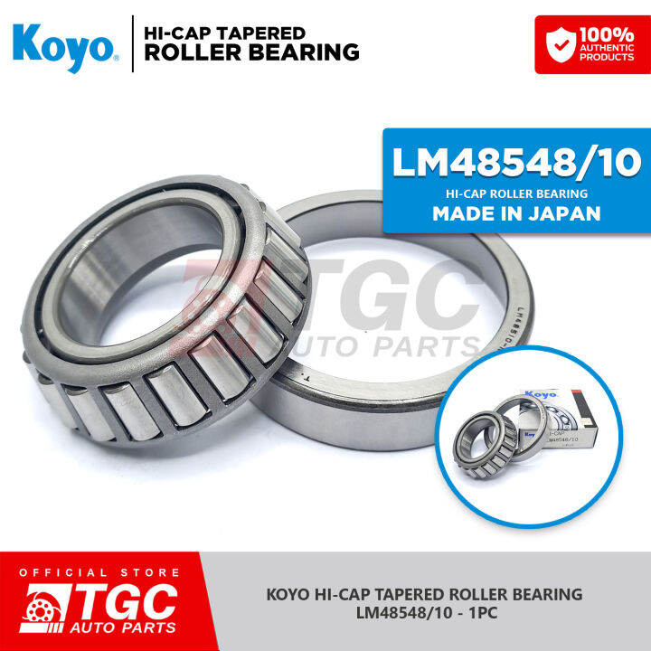 KOYO LM48548/10 HI-CAP Tapered Roller Bearing - 1pc | Lazada PH