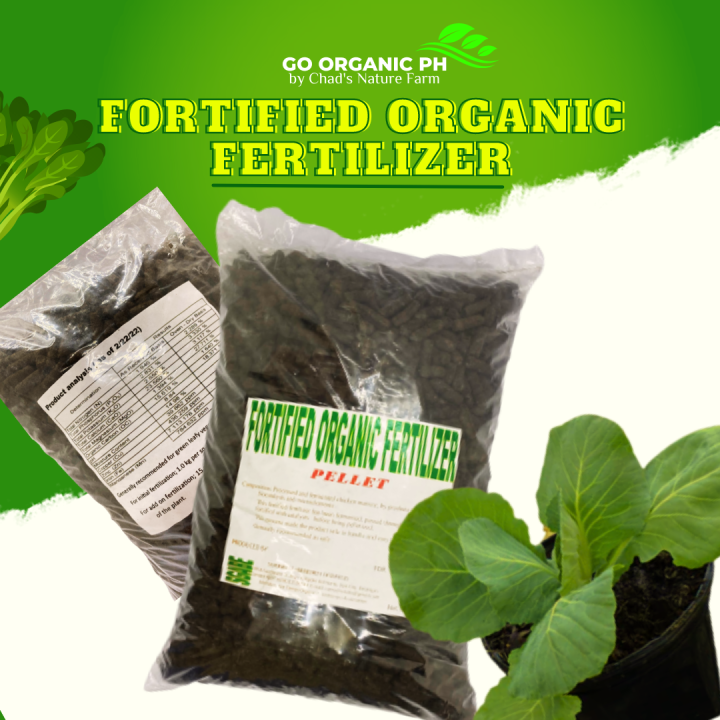 GO ORGANIC PH FORTIFIED ORGANIC FERTILIZER - 2kgs | Lazada PH