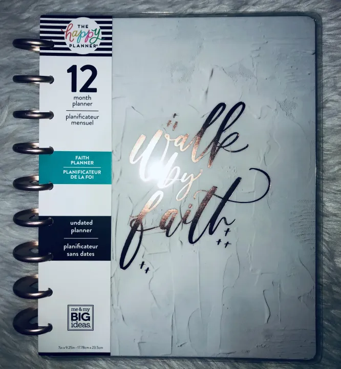 Happy Planner Undated Faith Planner (Classic) - Walk by Faith | Lazada PH