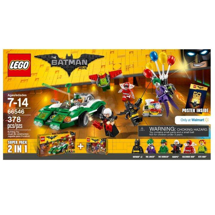 LEGO® 66546 THE LEGO® BATMAN MOVIE SUPER PACK 2 IN 1 (LEGO® 70903 The ...