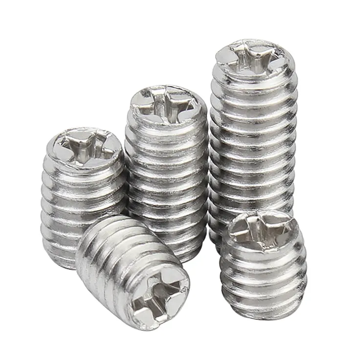 Phillips Set Screw M2 M2.5 M3 M4 Size Cross Full Thread Flat End ...