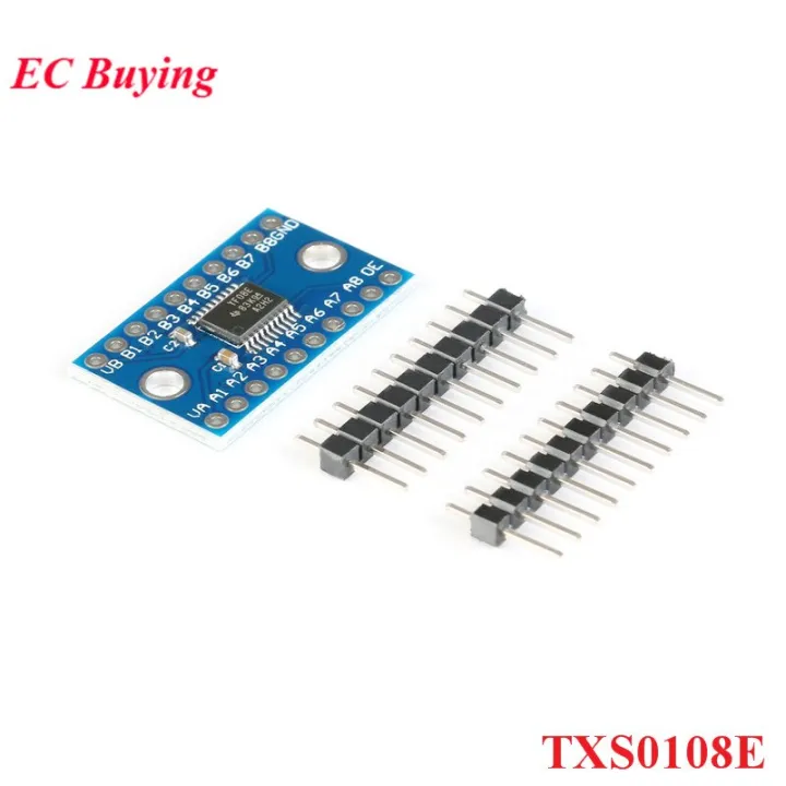 3.3V 5V TXS0108E 8 Channel Logic Level Converter Module Convert TTL Bi ...