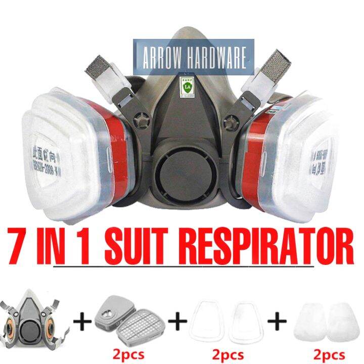 Chemical Respirator Protective Mask Industrial Paint Spray Anti Organic ...