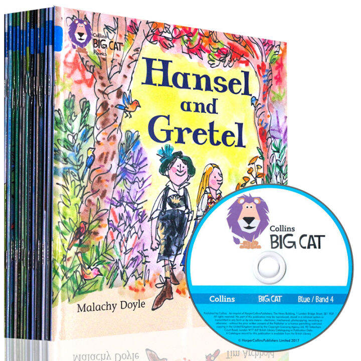 Big cat natural spelling 4 blue set full 14 volumes of English original ...