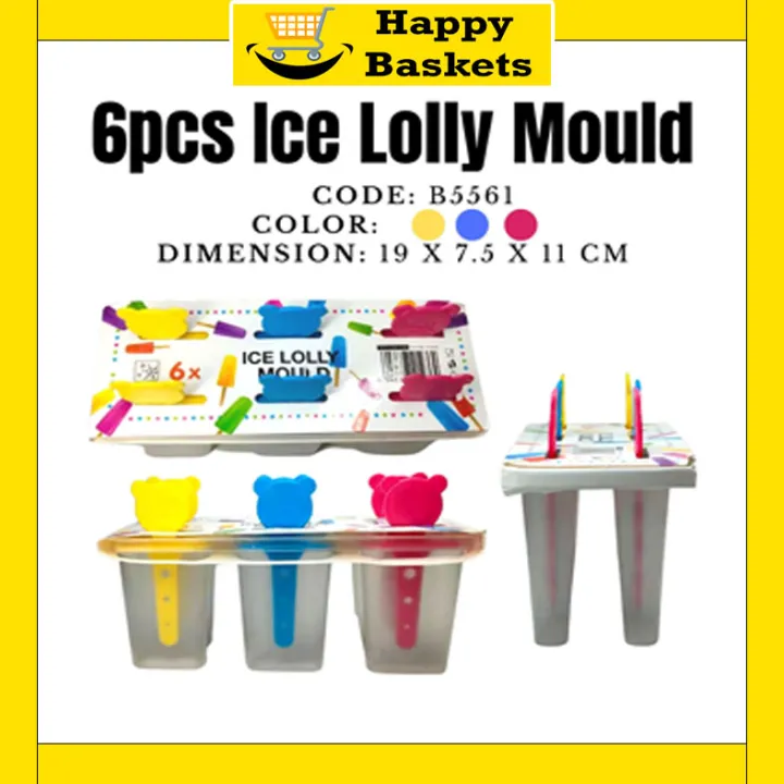 6PCS ICE LOLLY MOLD/ LOLLY MOLD / ICE DROP MOLDER | Lazada PH