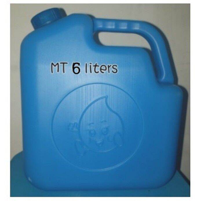 6LITERS Water Container/ Water gallon/ Blue Gallon Container/ SLIM Size ...