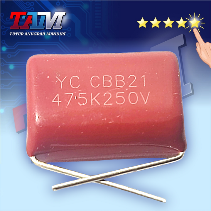 KAPASITOR mesin LAS 475K 250V khusus LAS YC / 475K250V / 475J 250V / 475J250V | Lazada Indonesia