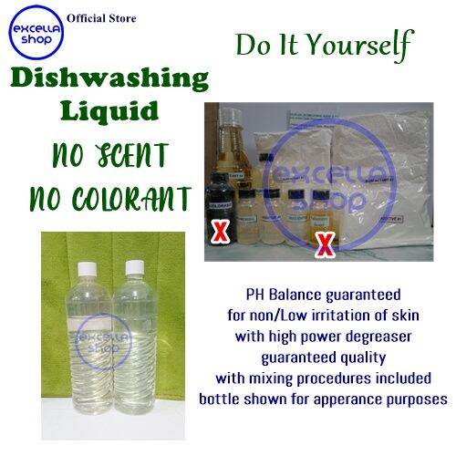 ☃UNSCENTED Dishwashing Liquid kit set DIY Soap PREMIUM raw materials ...