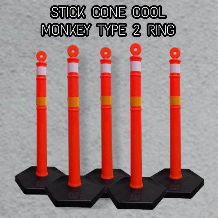 Stick Cone cool monkey Plastik 2 Scotlight / Pembatas Parkir Traffic ...
