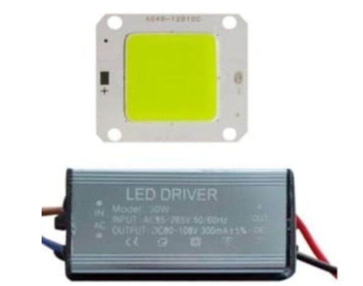 TRAVO LED 50W + CHIP LED 50W / DRIVER LED 50W + MATA LED 50W | Lazada Indonesia