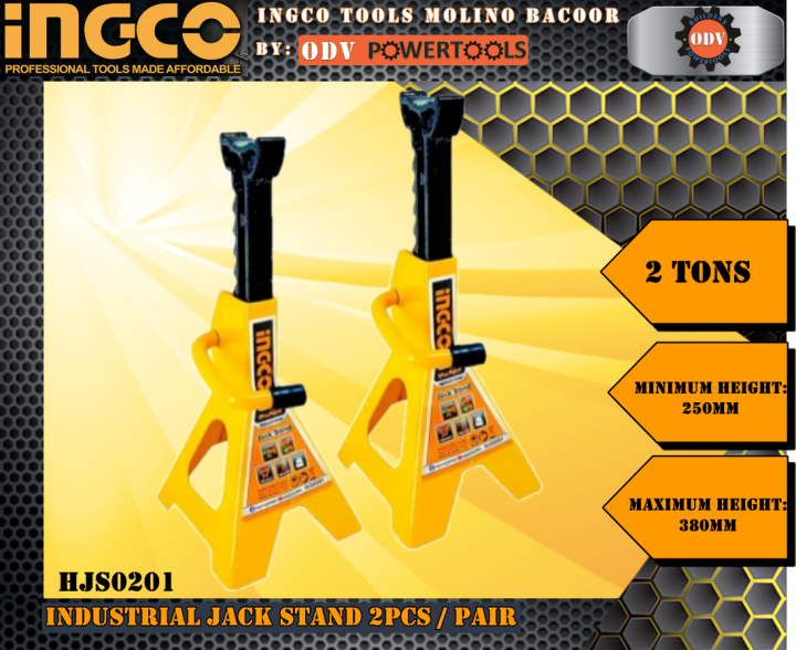 Ingco HJS0201 2tons Industrial Jack Stand ~ ODV POWERTOOLS | Lazada PH
