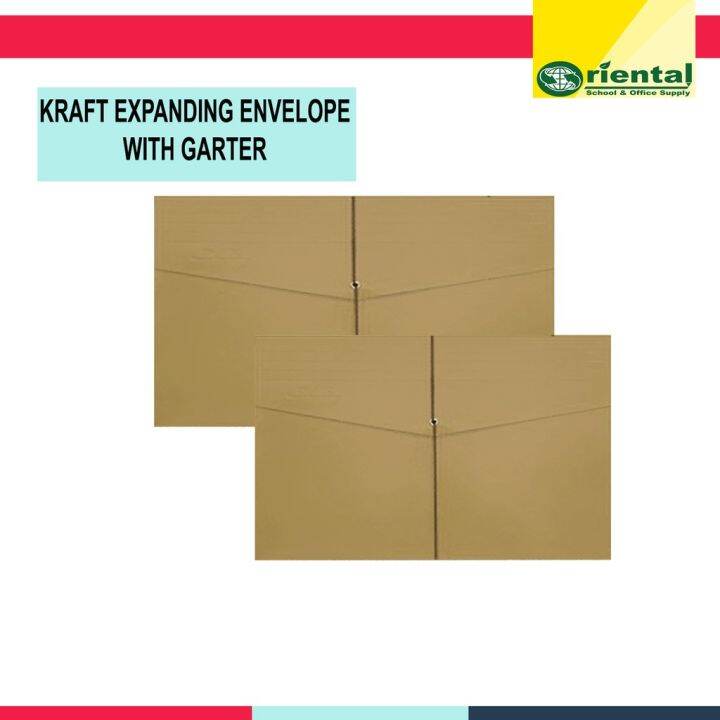 Kraft Expanding Envelope with Garter - Short and Long Size - Good for ...