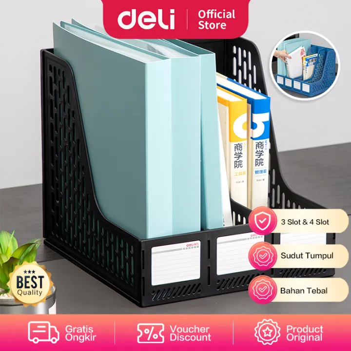 Deli Magazine Container File Tray Rak Box File Tempat Dokumen Bahan ...