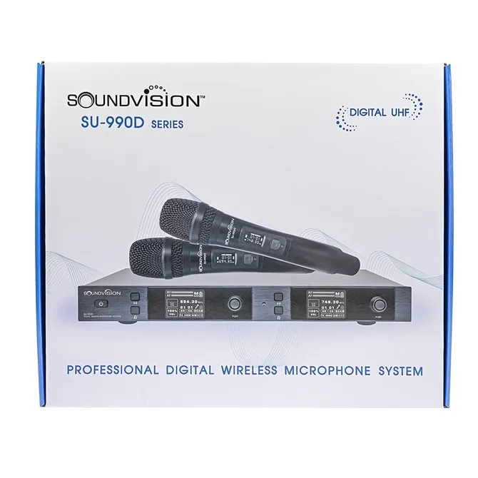 Soundvision SU-990D/HT ไมค์ลอยไร้สาย ไมค์ลอย-คู่ ไมค์โครโฟน คลื่นใหม่ ...
