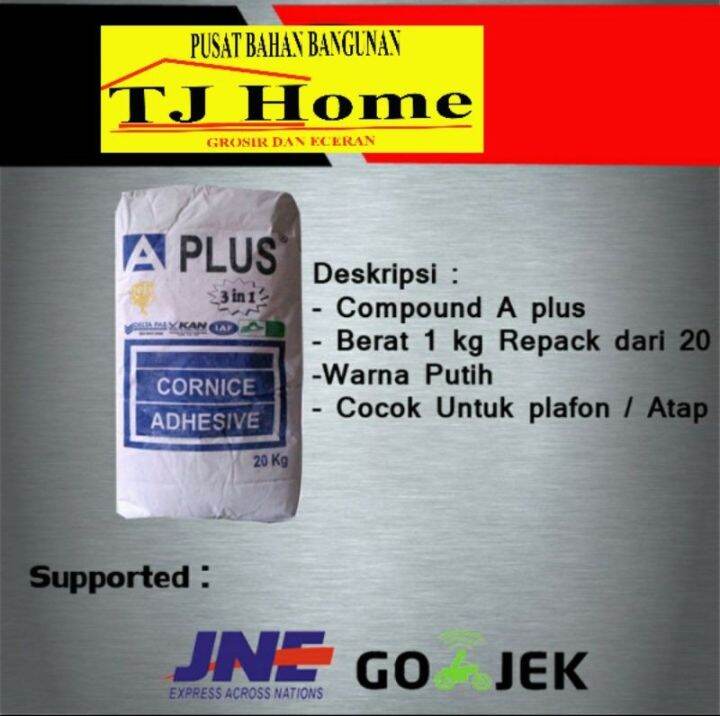Semen Compound A Plus Repack 1 Kg Kompon A+ Cornice Adhesive Eceran ...