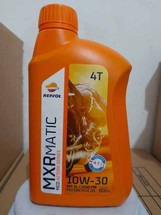 OLI MESIN MOTOR MATIC SCOOTER REPSOL MXR MATIC 10W 30 800ML | Lazada ...