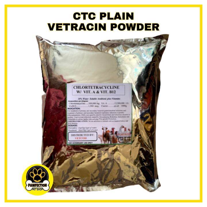 CTC PLAIN (Vetracin Powder) 1kg I Suitable for all farm animals | Lazada PH