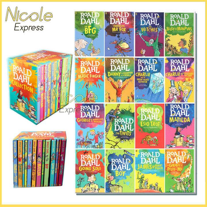 Complete Collection 16 Copy Slipcase Roald Dahl Paperback | Lazada PH