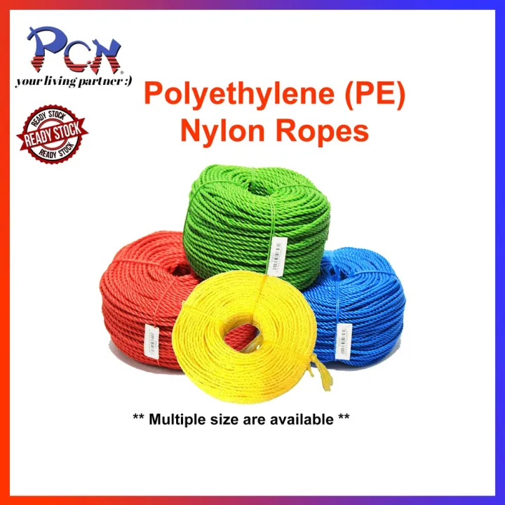 PCN 3MM Length Of Polyethylene Nylon Rope [1.5mm,2mm,2.5mm,3mm] All ...
