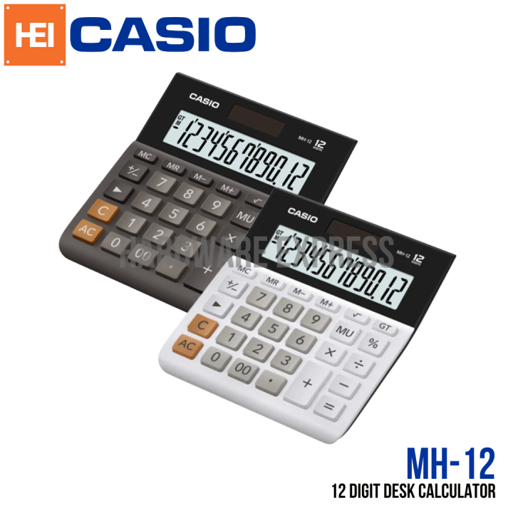 Casio MH-12 Desk Type Calculator (12 Digits) | Lazada PH