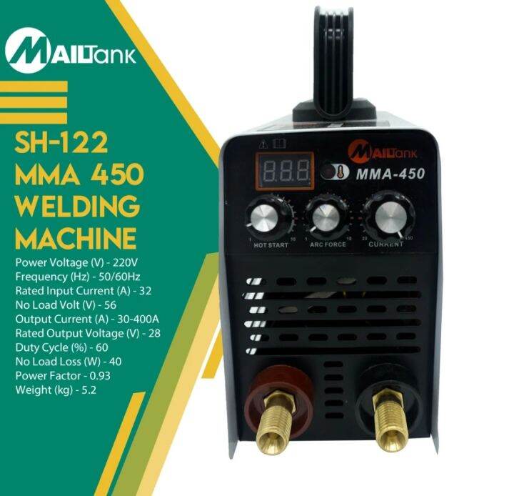 Welding Machine MMA-450 IGBT (SH-122) Mini portable inverter MAILTANK ...