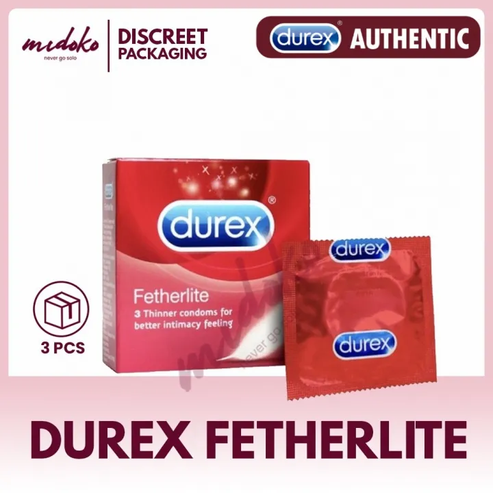 Durex Fetherlite Thinner Ultra Thin Latex Condoms 3s Condoms With Spikes Condom Men For Sex 1