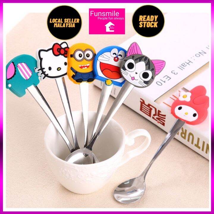 Stainless Steel Cartoon Small Spoon Children Spoon Small Spoon Sudu ...
