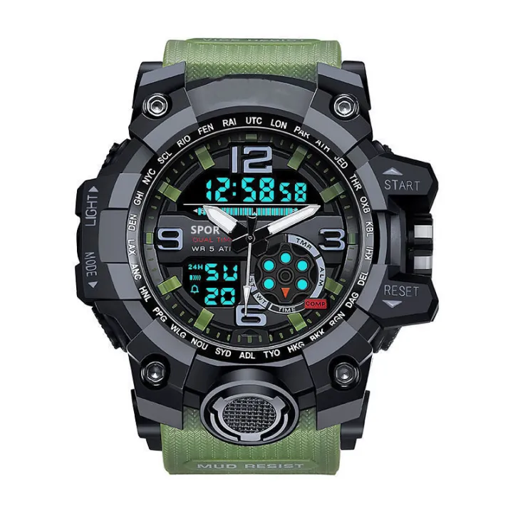 Relo POSHI Water Proof Original Sports Watch Men's Watches LED Digital ...