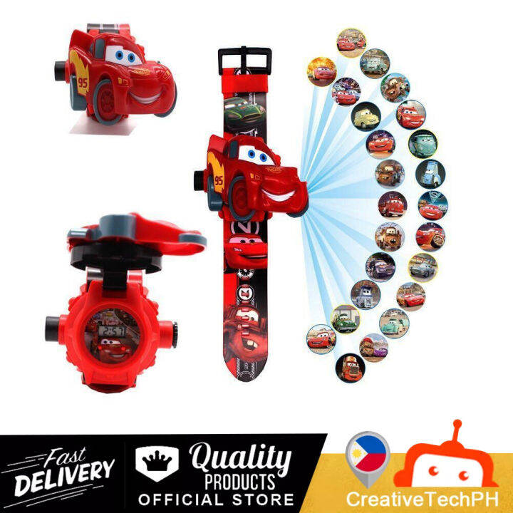 CARS Projection Watch Kids Sports Watches Electronic Toy For Kids ...
