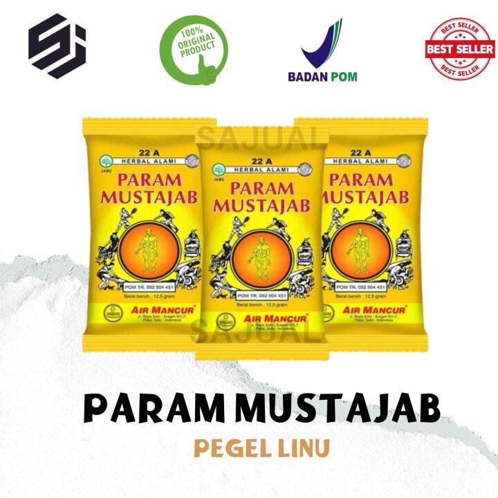 SAJUAL - Param Mustajab Air Mancur - Param Pegel Linu Encok - Jamu ...