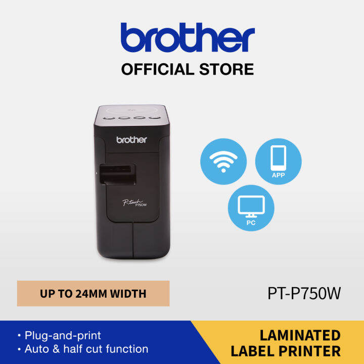 Brother PT-P750W Laminated Label Printer PTP750W | Lazada