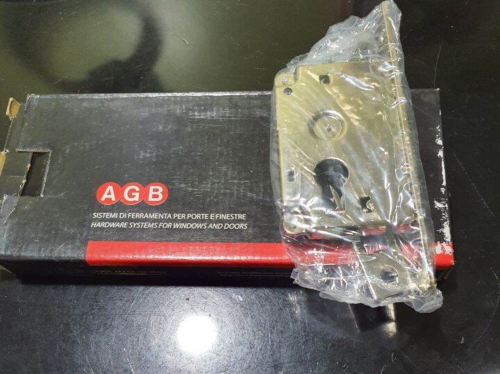 AGB 40 mm Backset mortise deadlock | Lazada