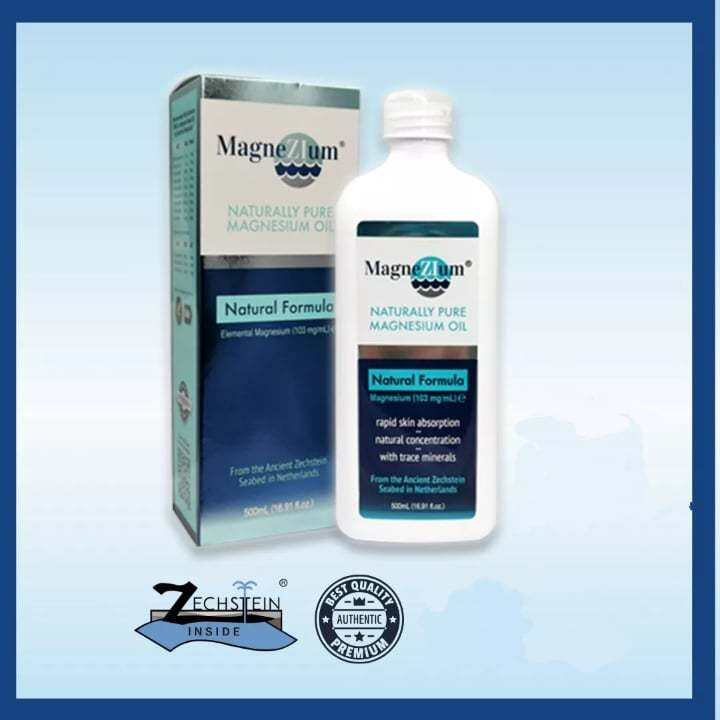 100% AUTHENTIC MagneZium ® NATURALLY PURE MAGNESIUM OIL ZECHSTEIN ...