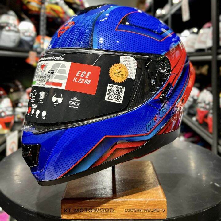 GILLE Falcon DC Collection Full Face Dual Visor Helmet w/ FREE EXTRA LENS | Lazada PH