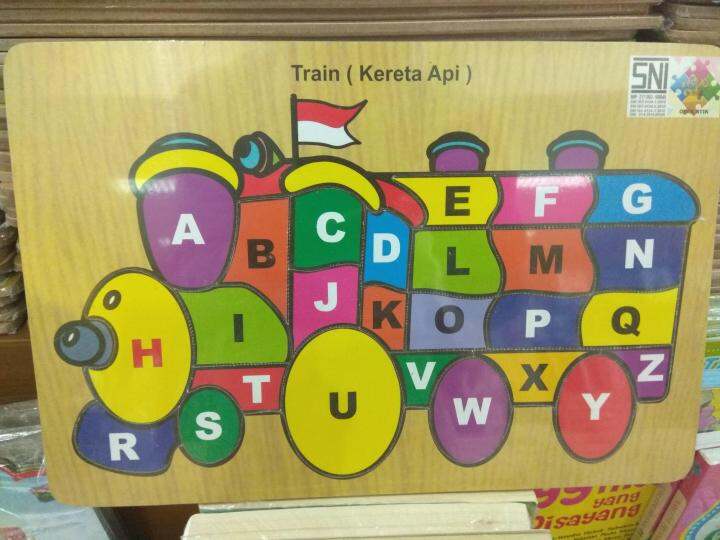Puzzle Kereta Api Urutan Huruf-Huruf | Lazada Indonesia