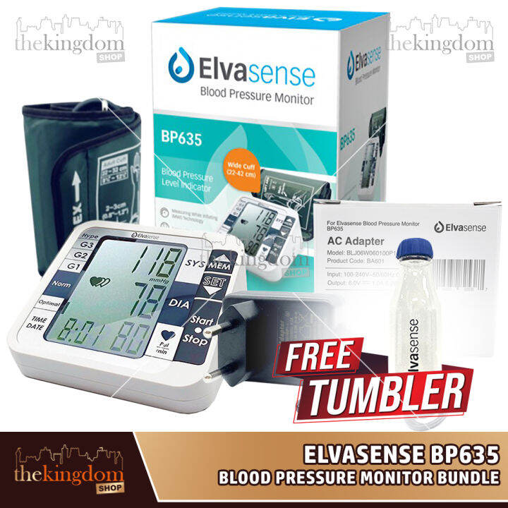 Elvasense BA601 Adaptor BP635 Blood Pressure Monitor Tensimeter Tensi ...