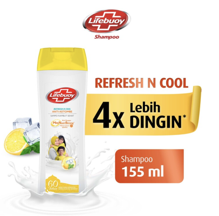 Lifebuoy Shampoo Anti Ketombe Refresh N Cool - 155ml (Kuning) | Lazada Indonesia