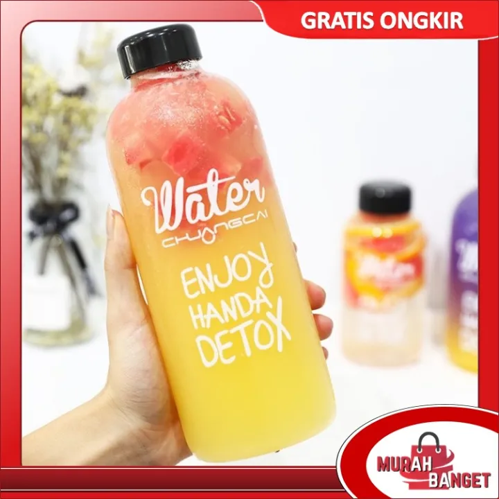 Murah Banget - Tumblr Infus Water 900 ML / Botol Minuman Transparan ...