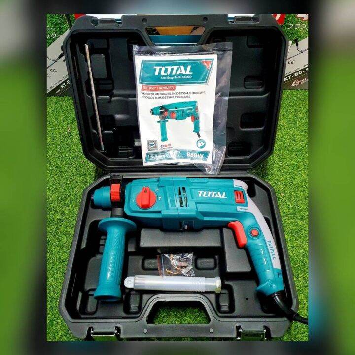 TOTAL สว่านโรตารี่ 3 ระบบ รุ่น TH306236 650วัตต์ 22มม.( Rotary Hammer ...