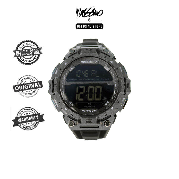 Mossimo Men's Rubber Strap Digital Watch MS-1905G | Lazada PH