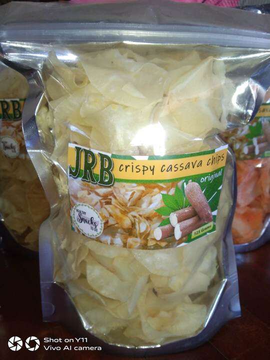 CRISPY CASSAVA CHIPS /200 GRAMS /HEALTHY SNACKS/100% ORGANIC AND LOW ...