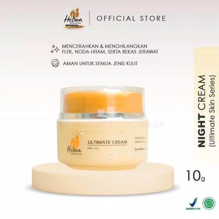 Cream Malam Ultimate / Ultimate Whitening Night Helwa Beautycare (COD ...
