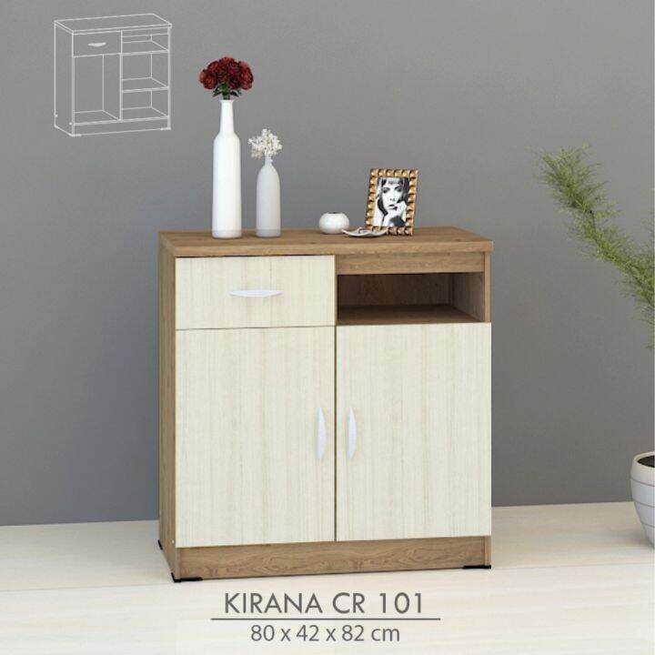 Astrobox Credenza Minimalis / Rak Serbaguna / Kabinet Penyimpanan / Buffet Penyimpanan Kayu ...
