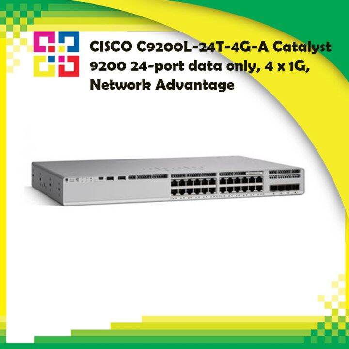CISCO C9200L-24T-4G-A Catalyst 9200 24-port data only, 4 x 1G, Network ...