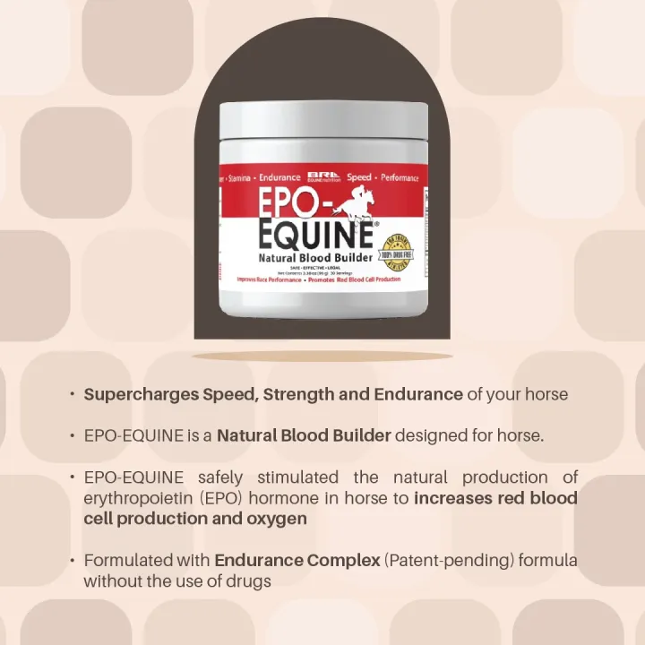 EPO-Equine Natural Blood Builder Supercharges Speed, Strength and ...