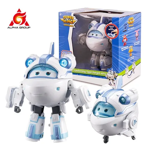 Super Wings 6 Inches Deluxe Supercharged Paul Transforming With Police ...